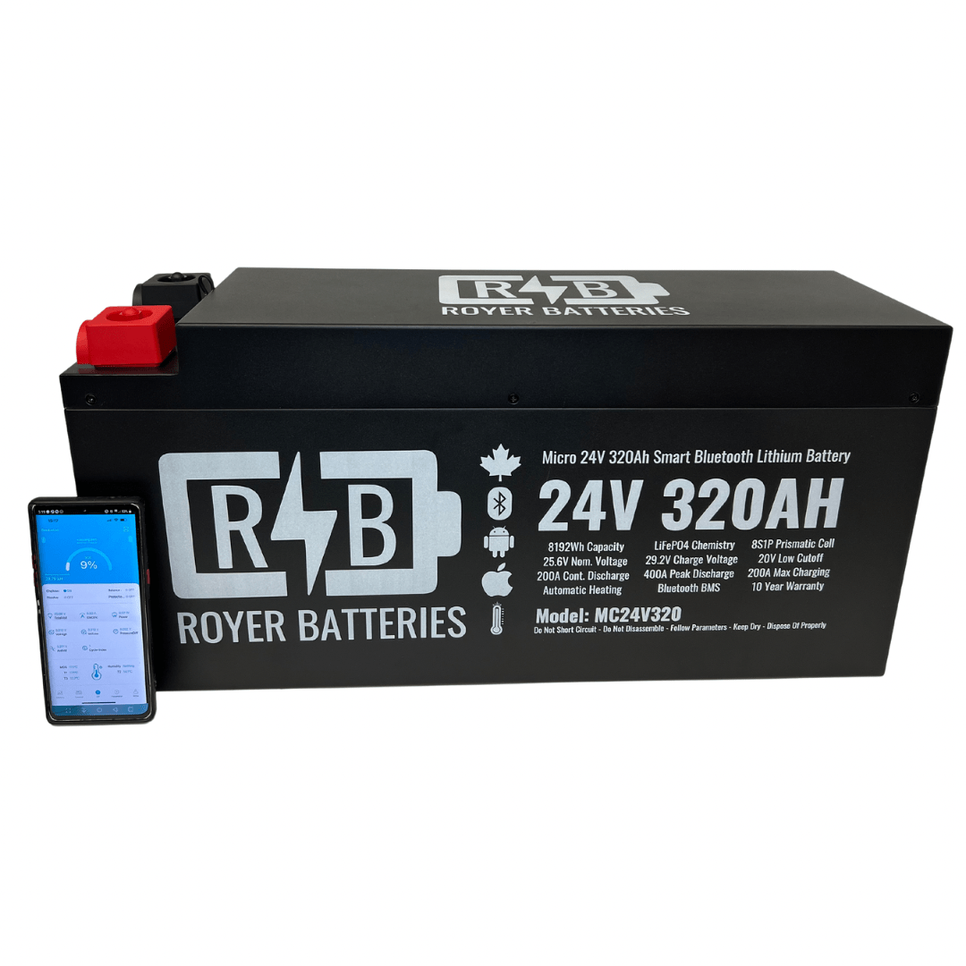 Micro 24V 320Ah Battery - Royer Batteries